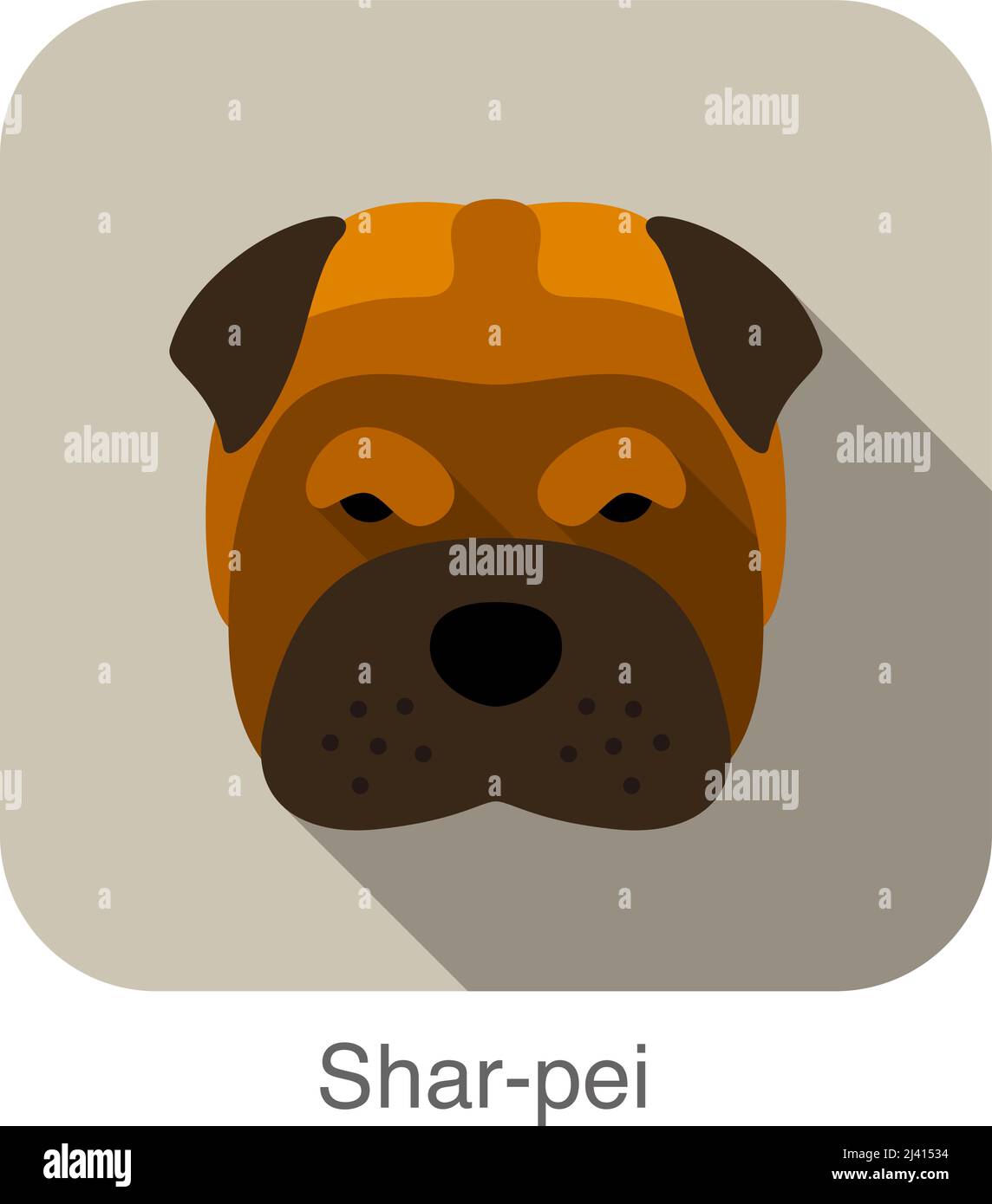 Shar pei profile hi-res stock photography and images - Alamy