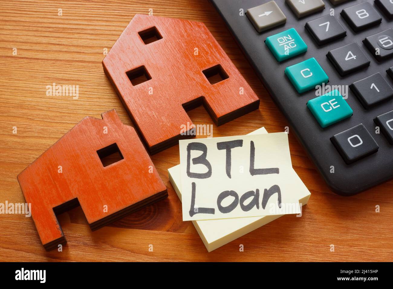 Models of home and BTL loan sign or buy to let Stock Photo - Alamy