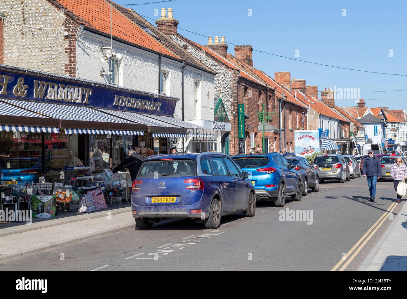Sheringham, a seaside town in Norfolk, East Anglia, England, UK Stock ...