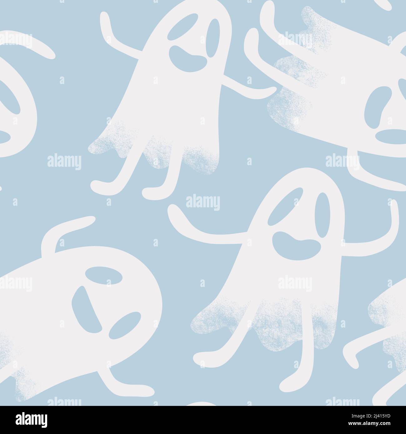 Halloween seamless ghost pattern for wallpaper and packaging and gifts ...