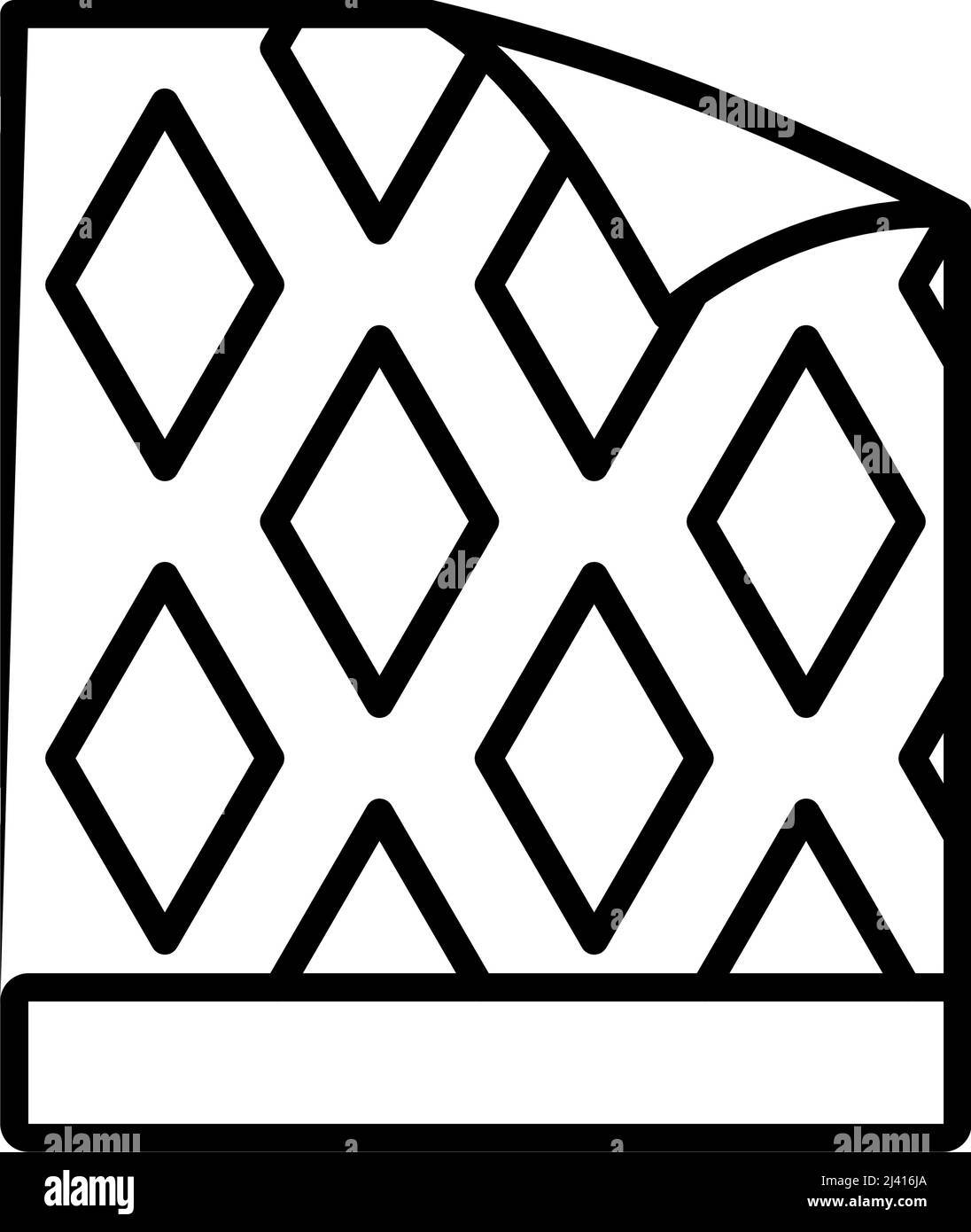 Wallpaper Icon Bold Outline Design With Editable Stroke Width Vector Illustration Stock Vector