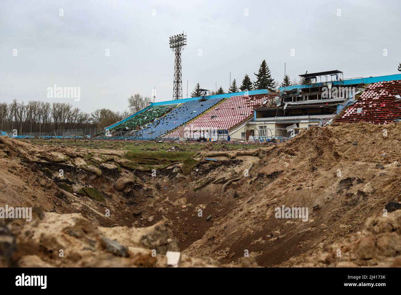 Gagarin crater hi-res stock photography and images - Alamy