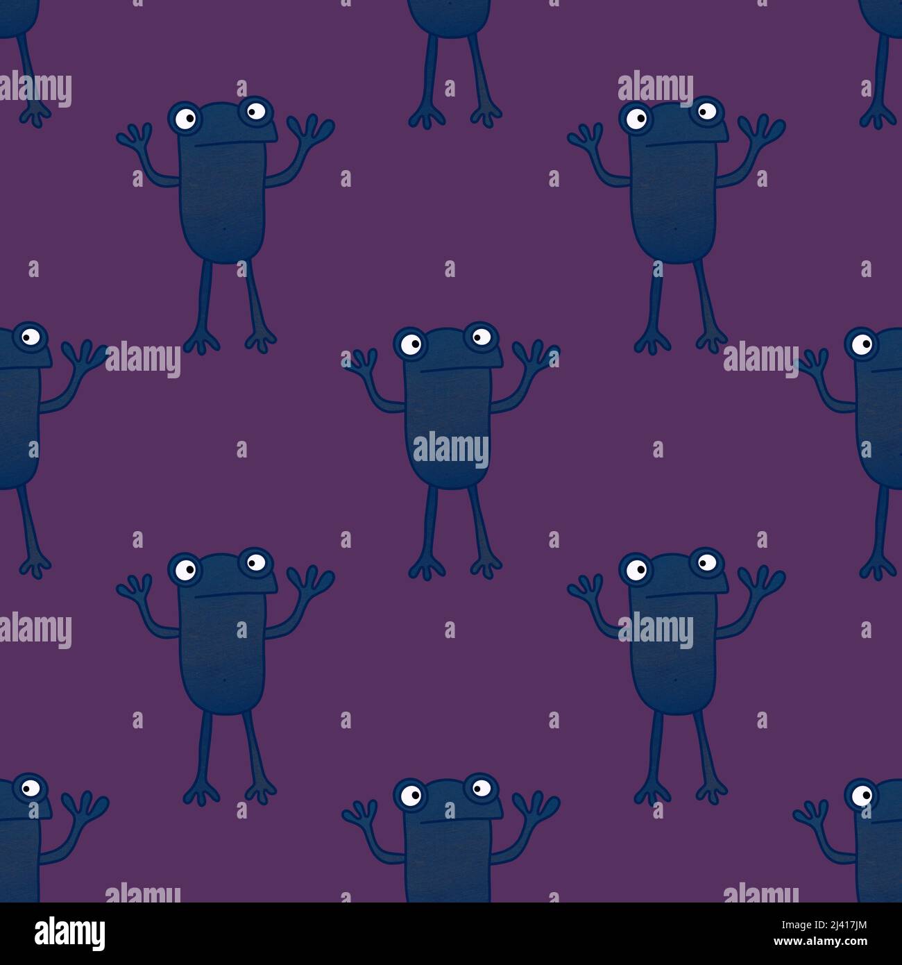 Kids seamless frogs pattern for fabrics and textiles and packaging and ...
