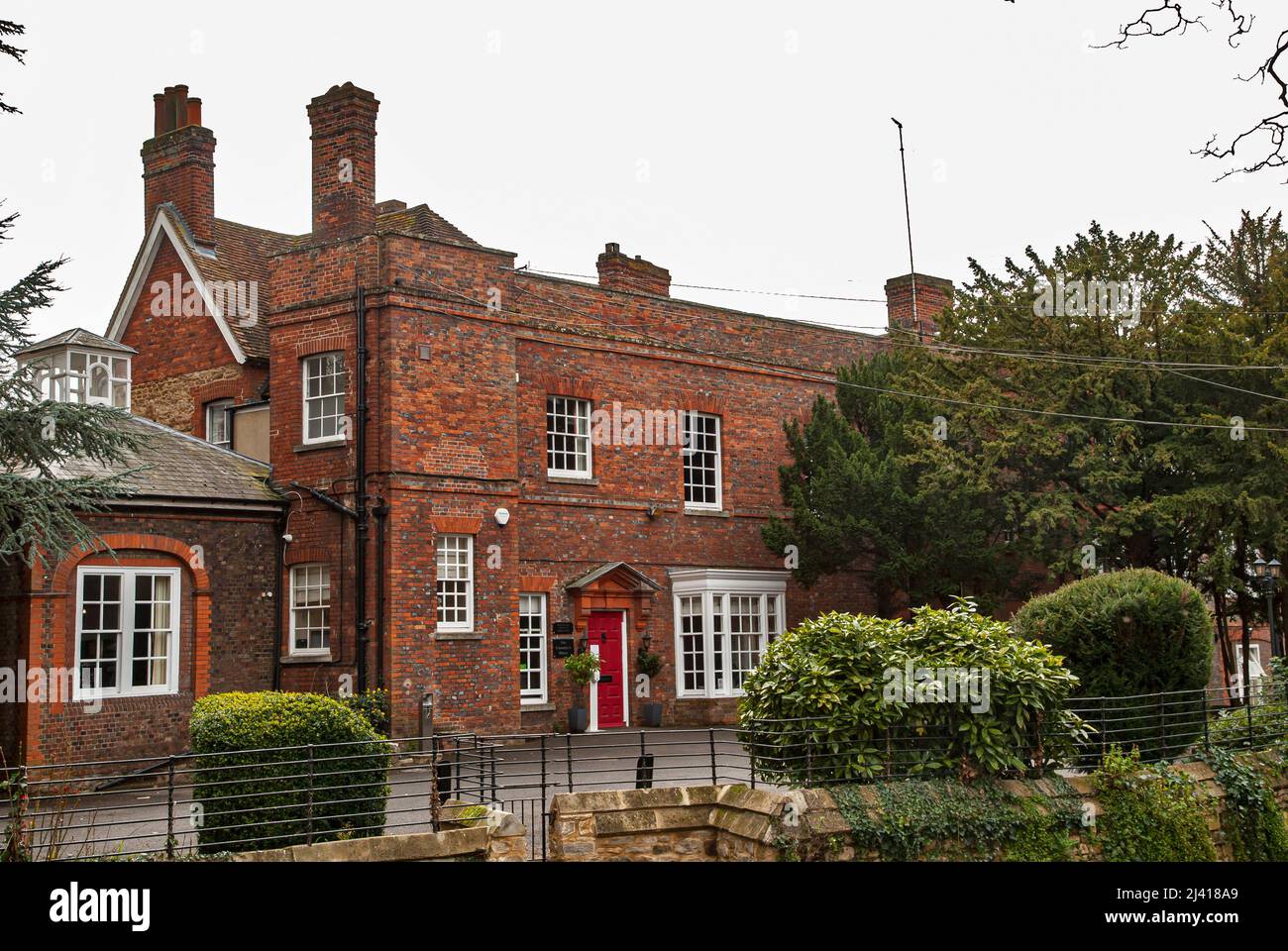 Old traditional romantic stone English country house Stock Photo - Alamy