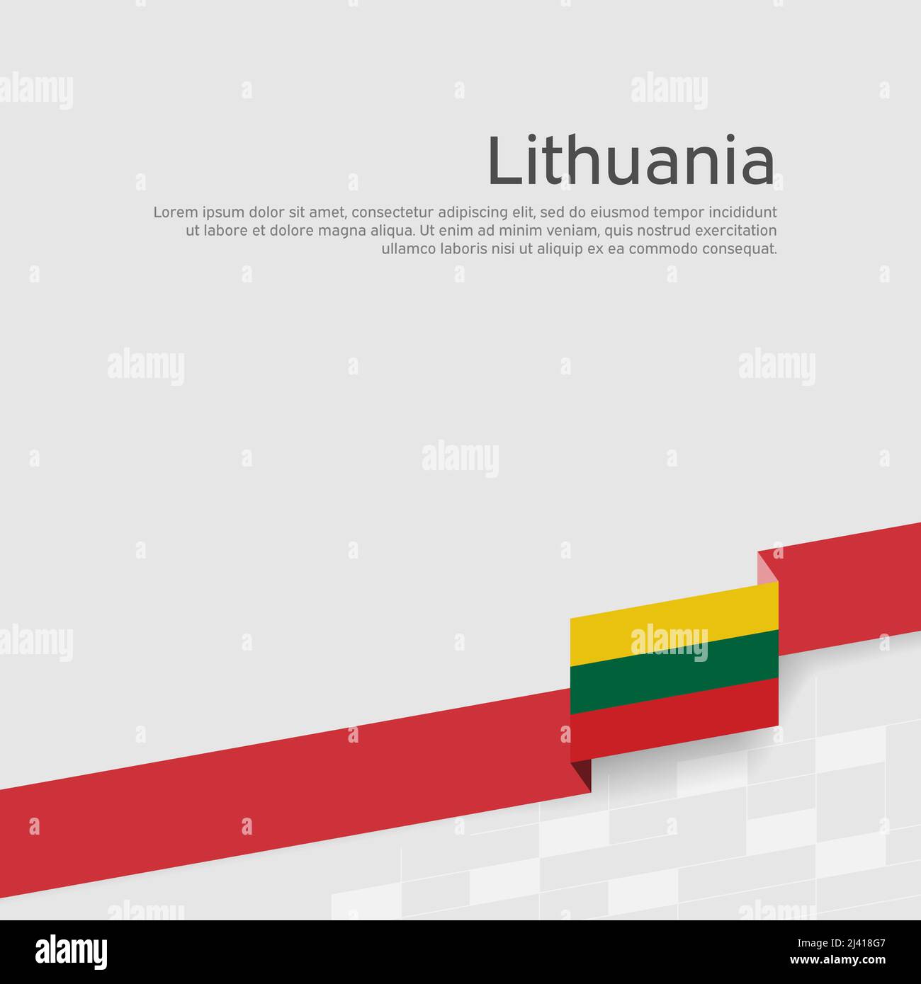 Lithuania flag background. State lithuanian patriotic banner, cover ...