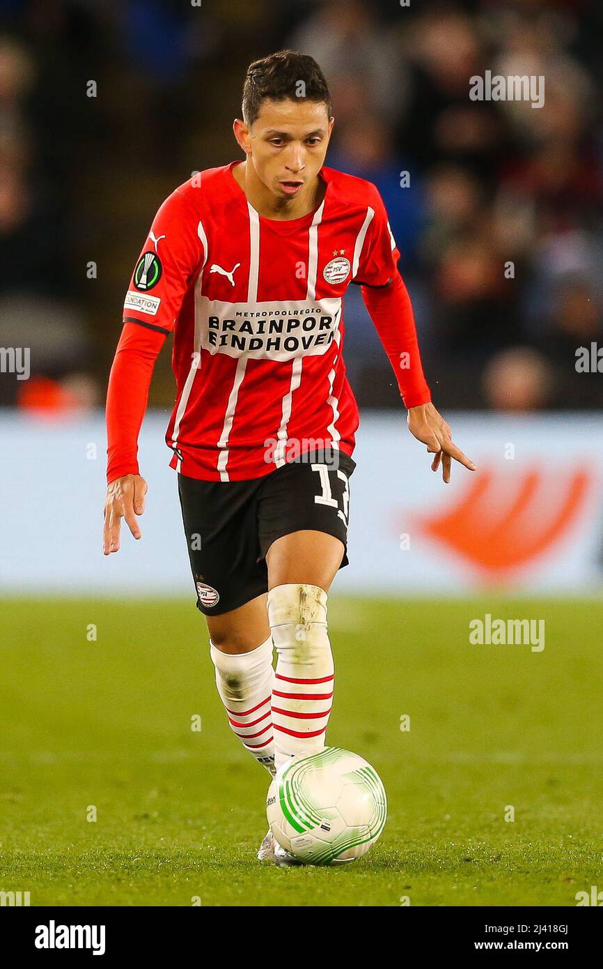 PSV Eindhoven’s Mauro Junior during the UEFA Europa Conference League ...