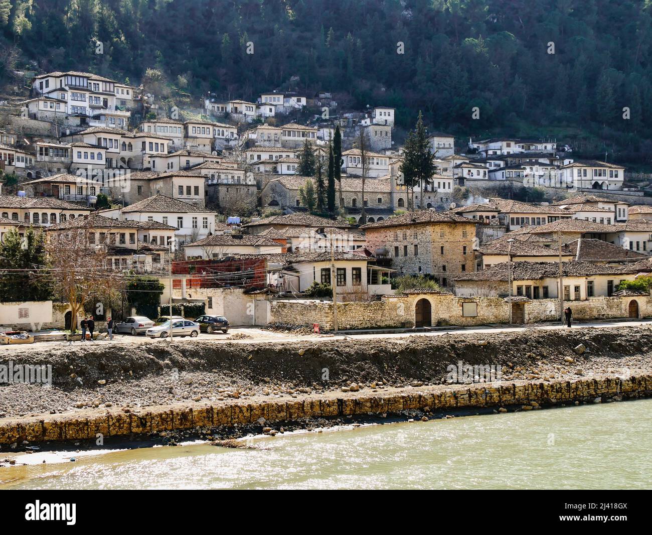 Albania's beautiful modern and Ottoman architecture Stock Photo - Alamy