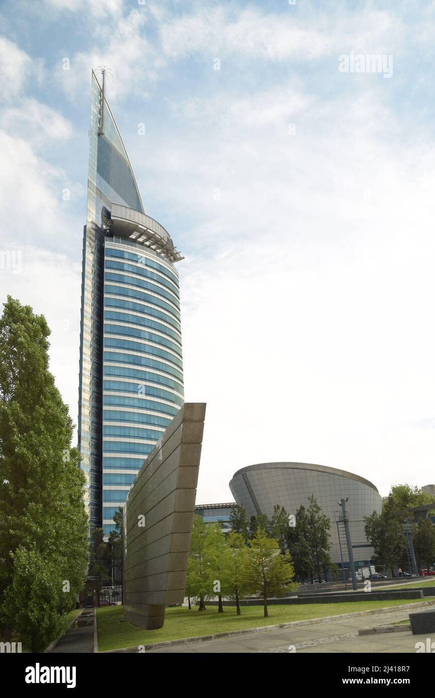The Antel tower of communications in Montevideo, Uruguay Stock Photo ...