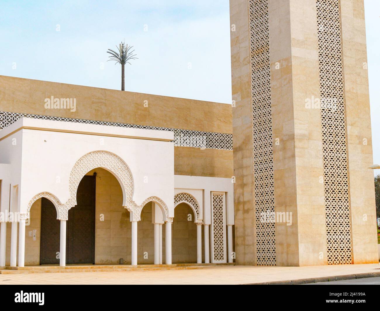 Ultra modern Mosque in Salé, Morocco Stock Photo - Alamy