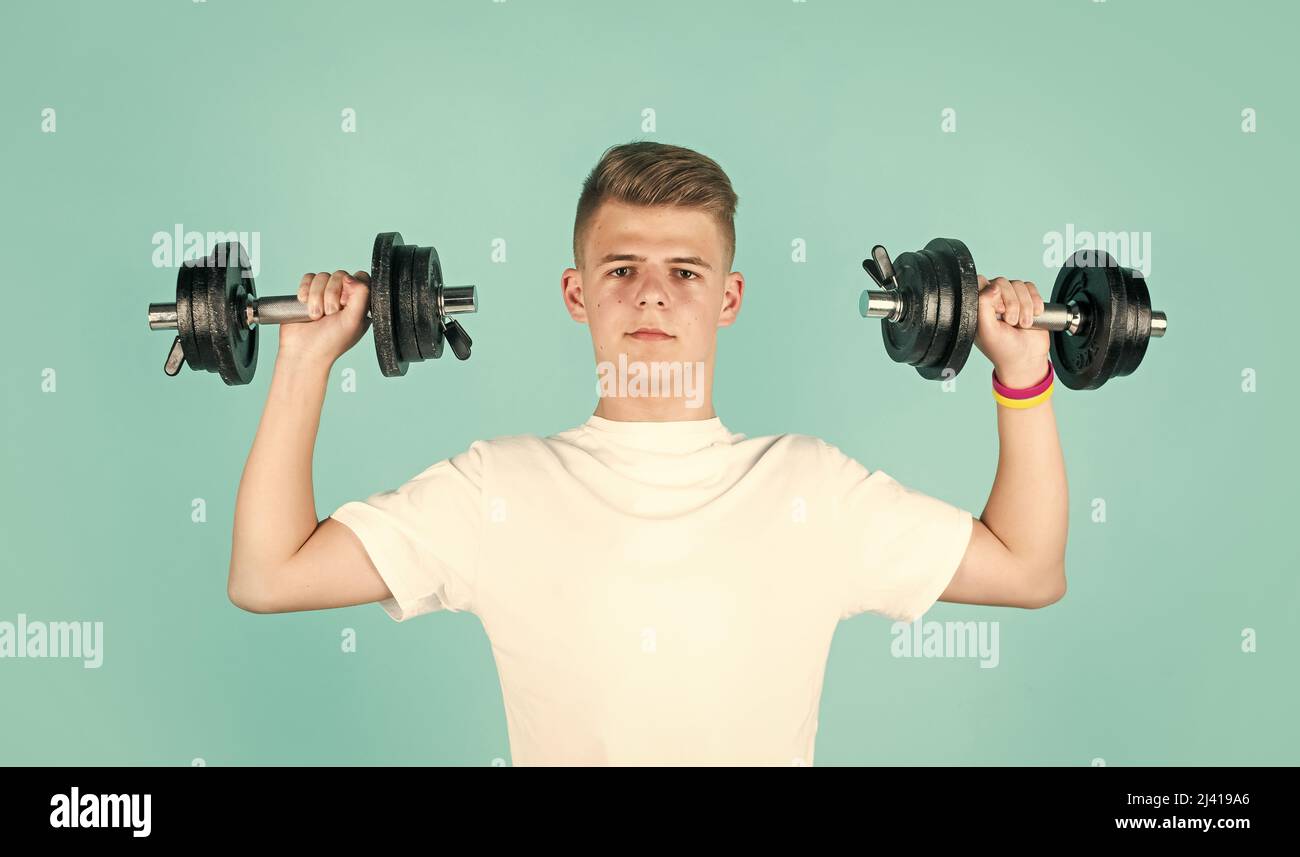 Muscular teen biceps hi-res stock photography and images - Alamy