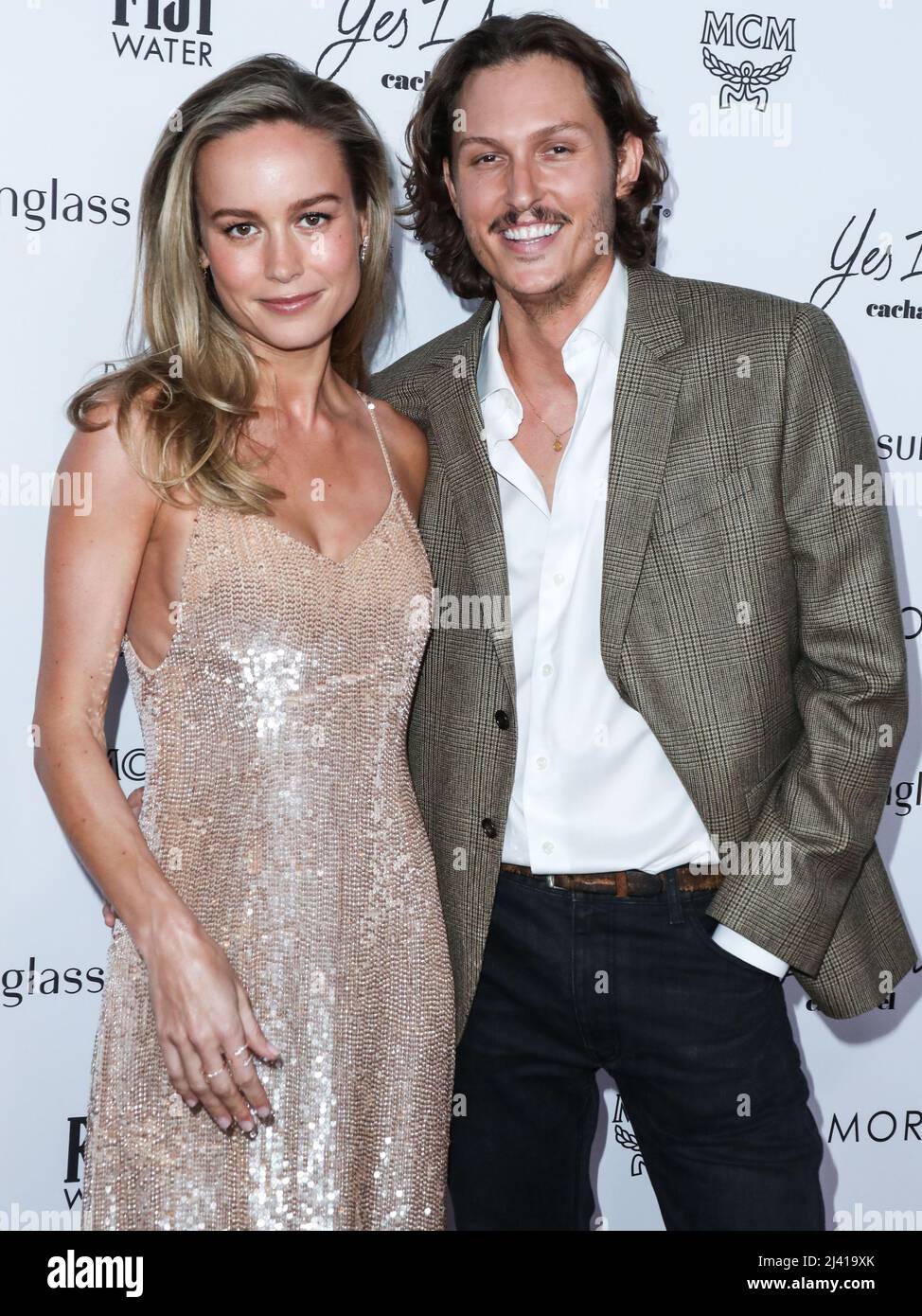 BEVERLY HILLS, LOS ANGELES, CALIFORNIA, USA - APRIL 10: Brie Larson and ...