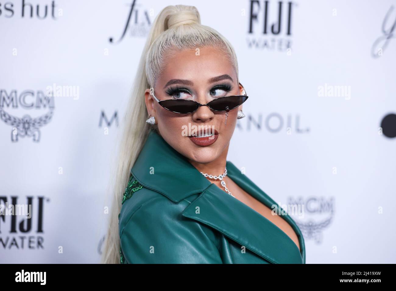 BEVERLY HILLS, LOS ANGELES, CALIFORNIA, USA - APRIL 10: American singer ...