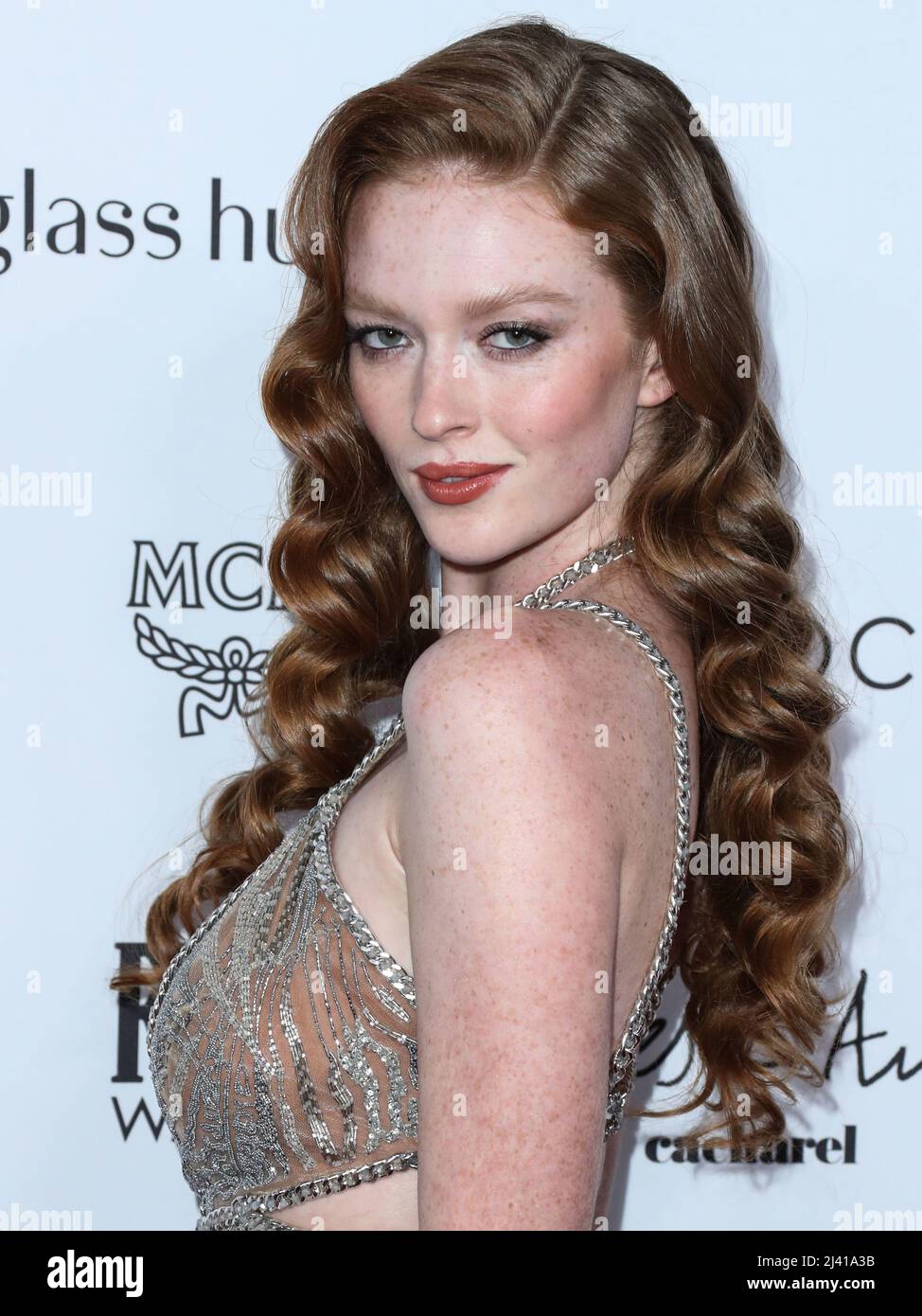 BEVERLY HILLS, LOS ANGELES, CALIFORNIA, USA - APRIL 10: Larsen Thompson ...