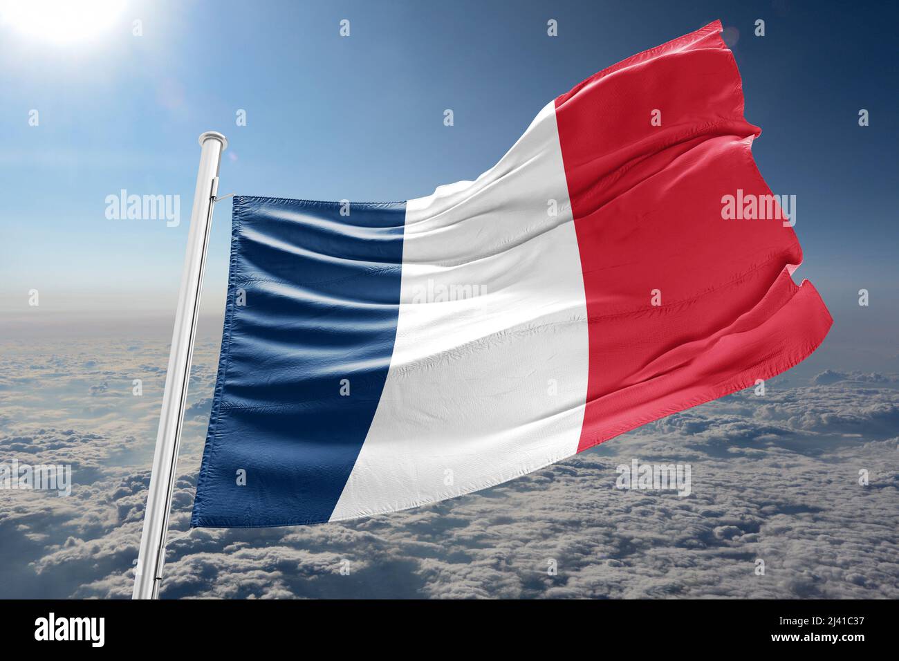 The flag of France (French: drapeau français) is a tricolour flag ...