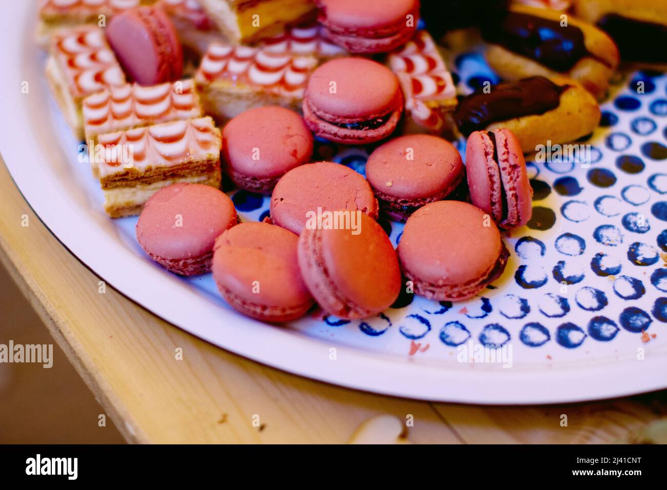 collection of summer cakes Stock Photo - Alamy