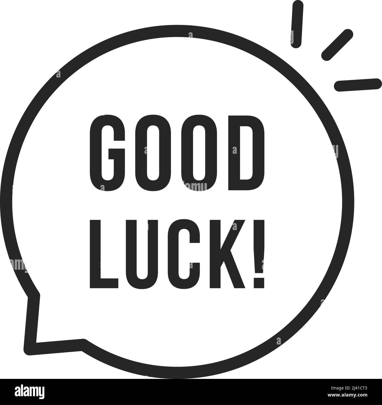 Best luck best wishes Stock Vector Images - Alamy