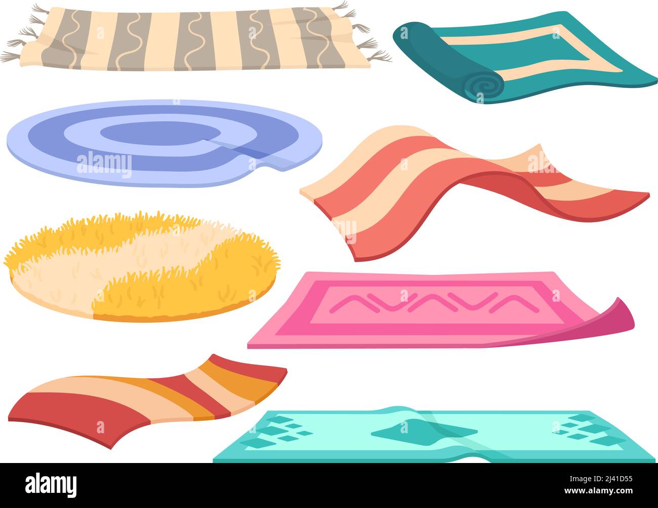 Striped rug living room Stock Vector Images - Alamy