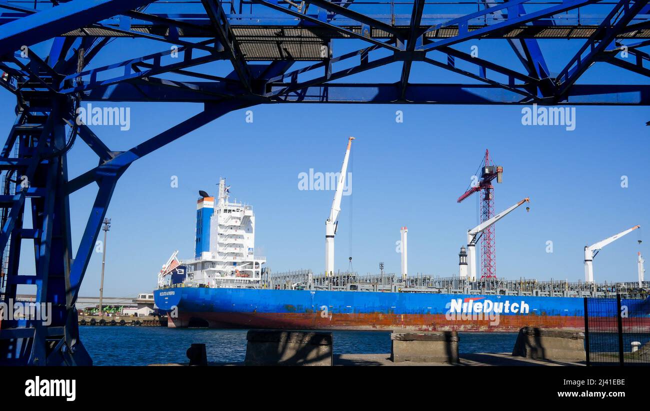 Shipyard, Dunkirk harbor, Dunkirk, Nord, Hauts-de-France, France Stock ...