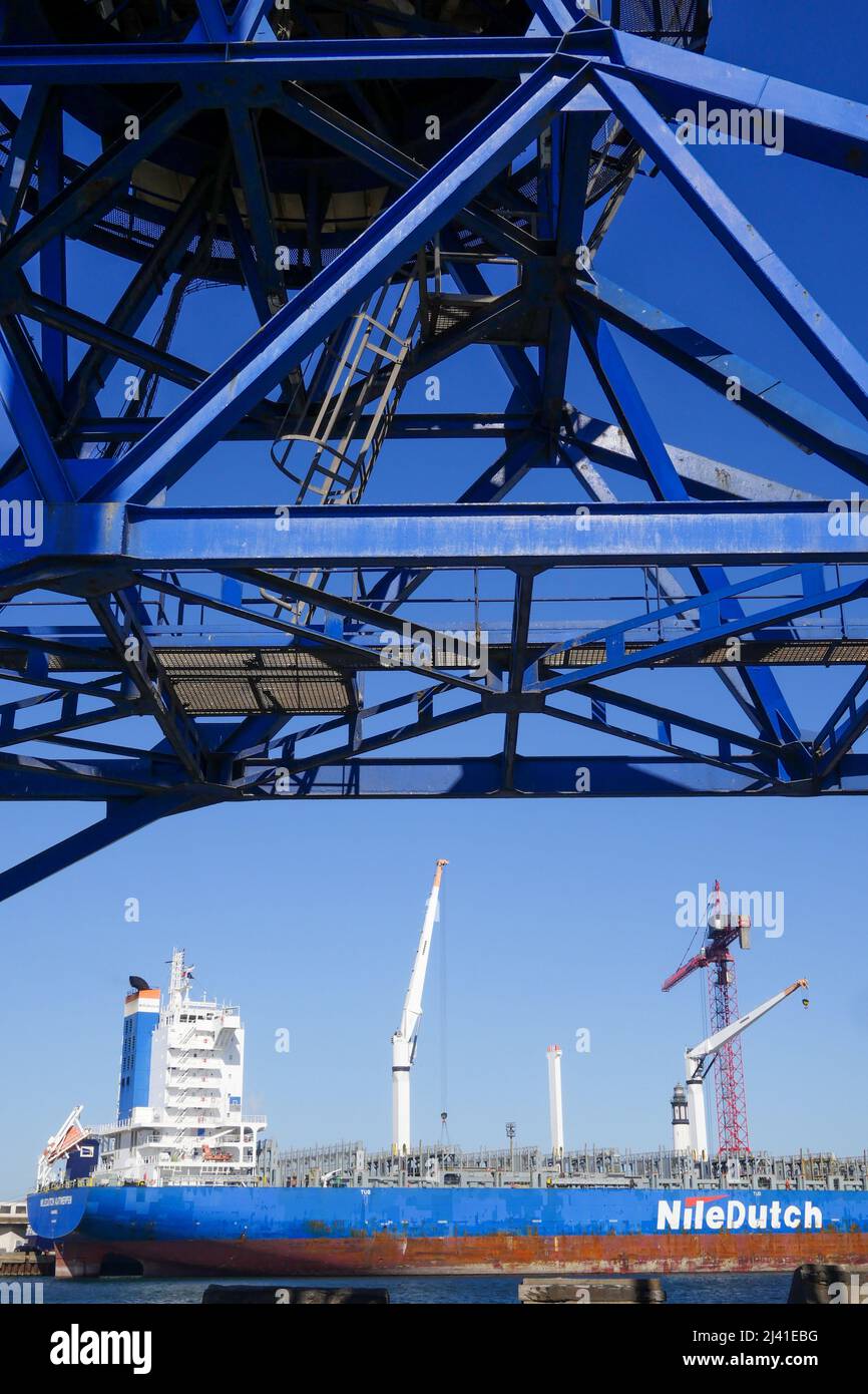 Shipyard, Dunkirk harbor, Dunkirk, Nord, Hauts-de-France, France Stock ...