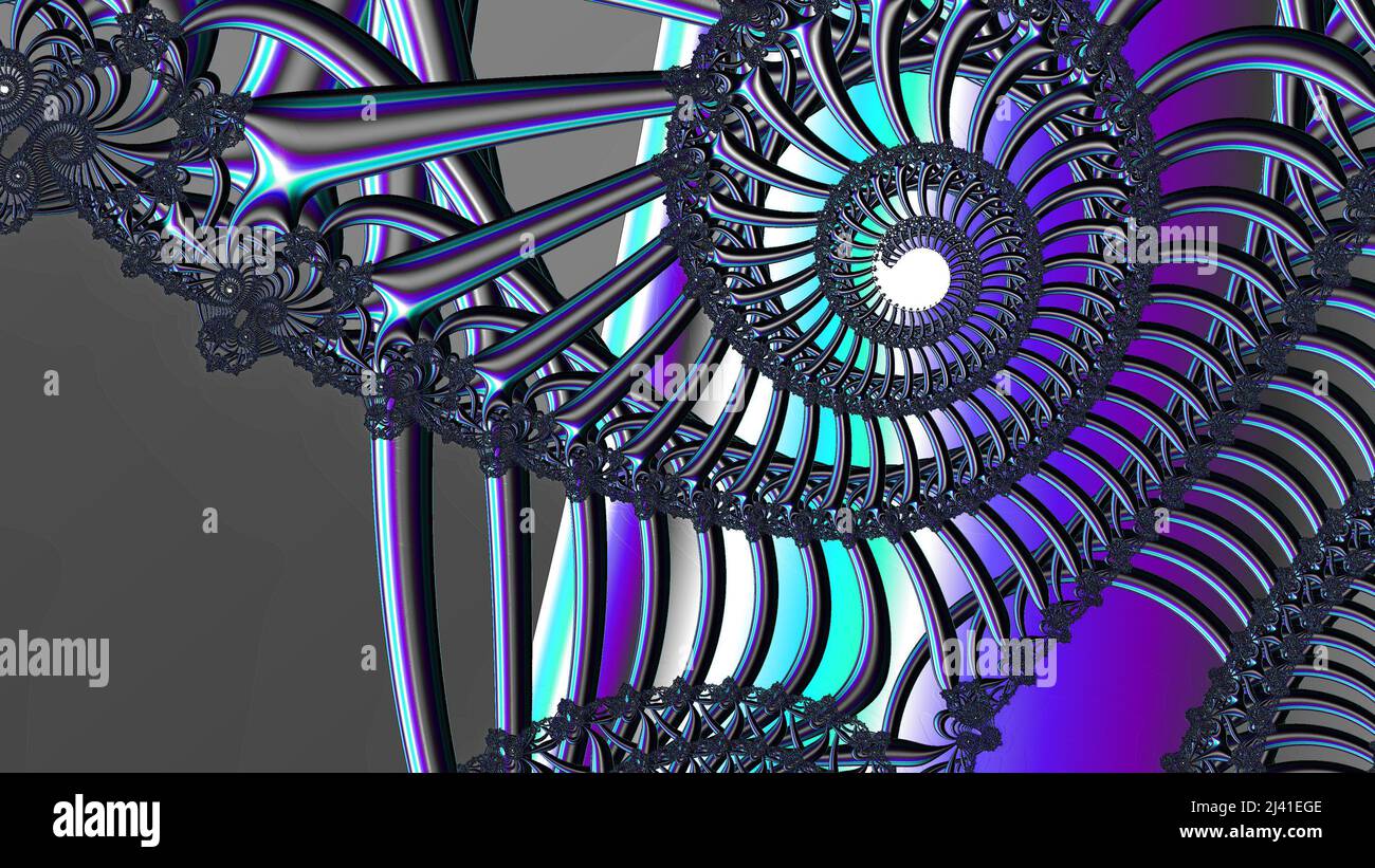Abstract Computer generated Fractal design. A fractal is a never-ending ...