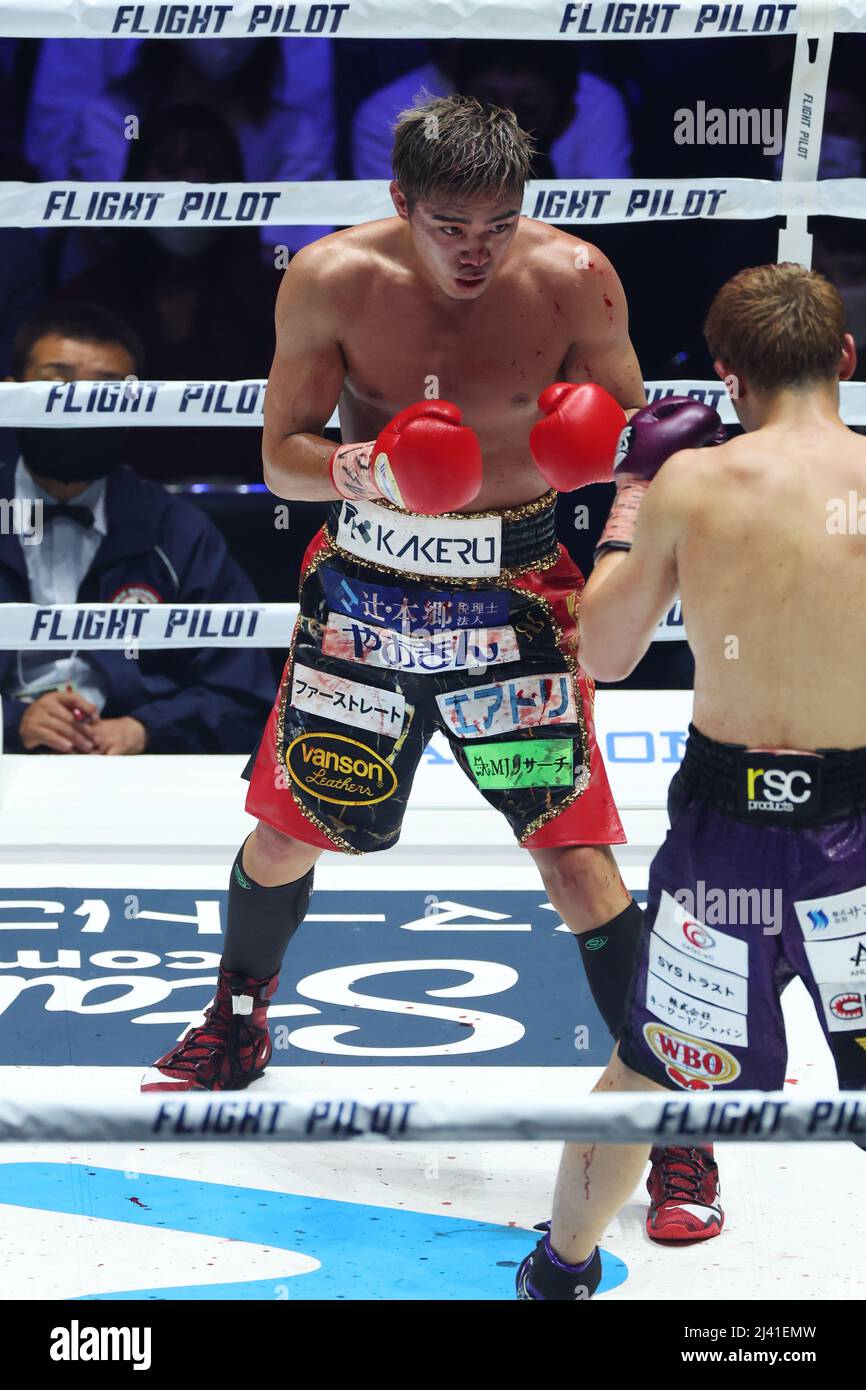 Saitama Super Arena, Saitama, Japan. 9th Apr, 2022. (L to R) Masayuki ...