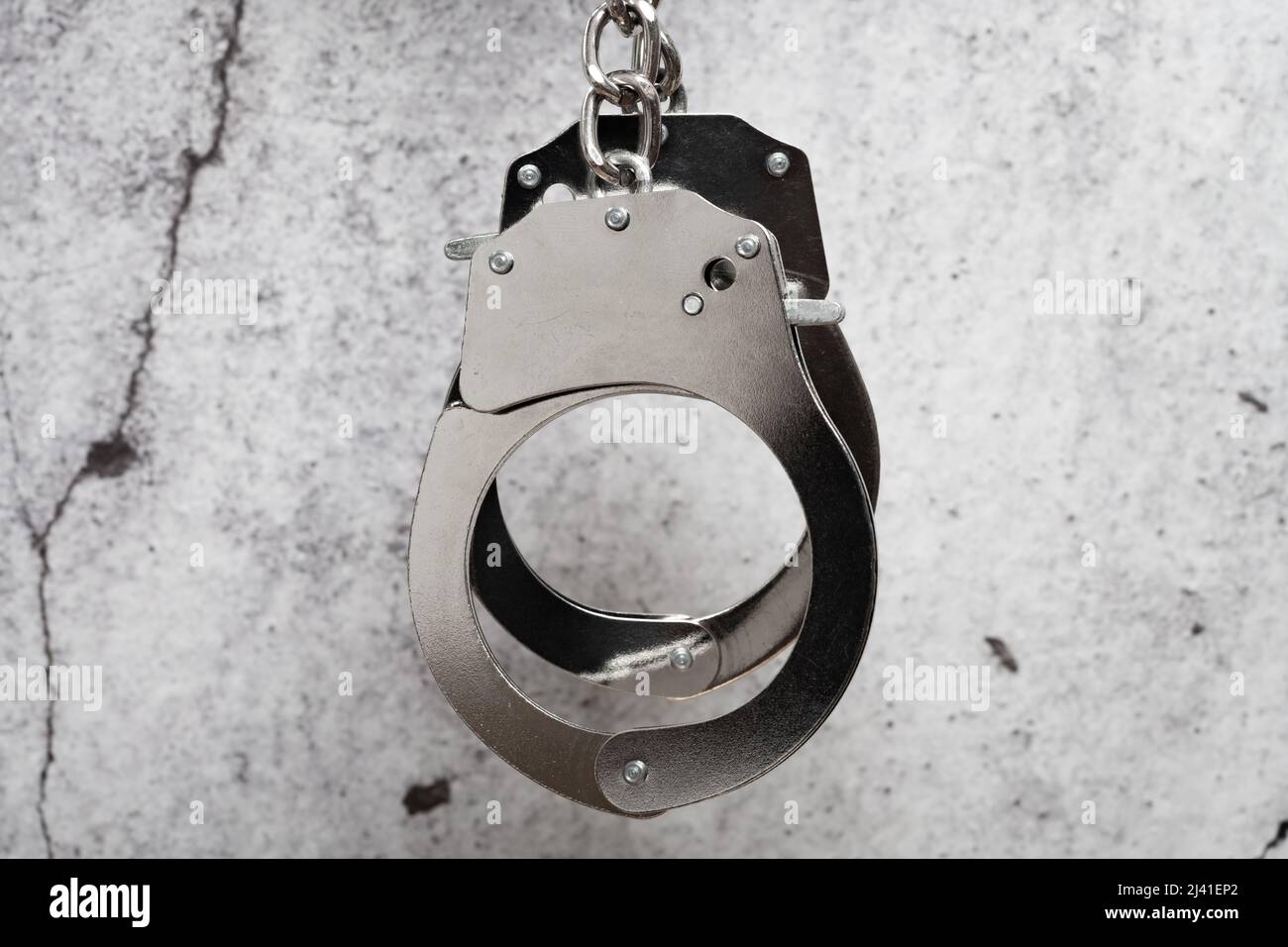 Wall handcuffs hi-res stock photography and images - Alamy