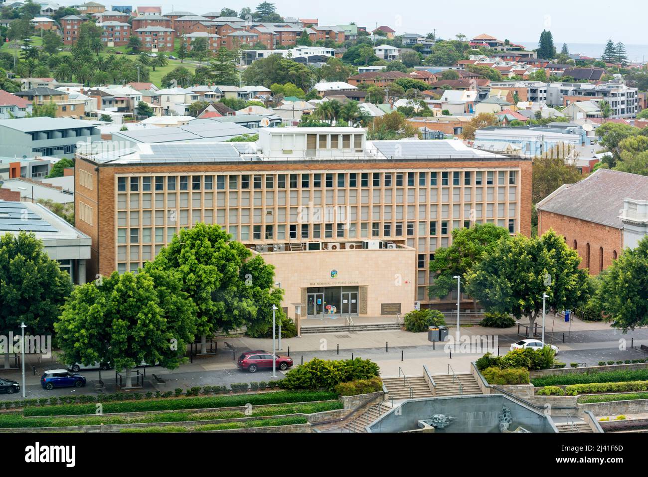 Newcastle War Memorial Cultural Centre was completed in 1957 to a ...
