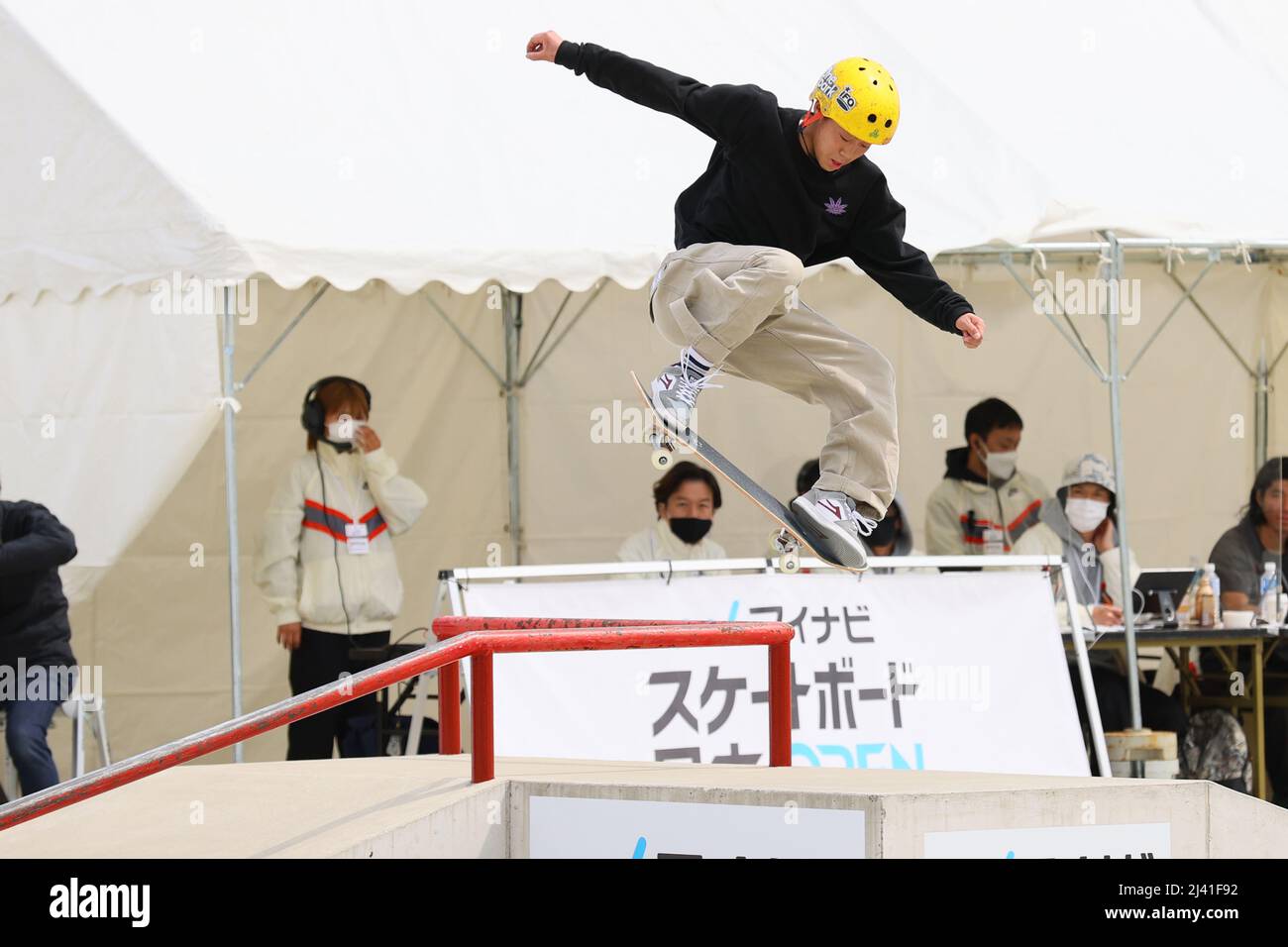 Mie, Japan. 2nd Apr, 2022. Jumpei Tsutsumi Skateboarding : The 1st ...