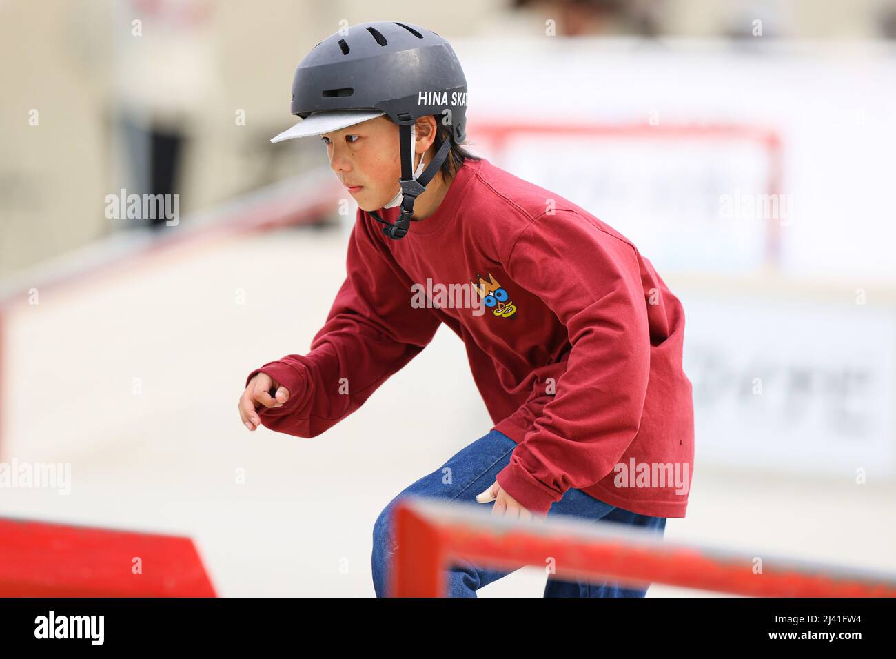 Mie, Japan. 2nd Apr, 2022. Jinto Shimizu Skateboarding : The 1st Mynavi ...