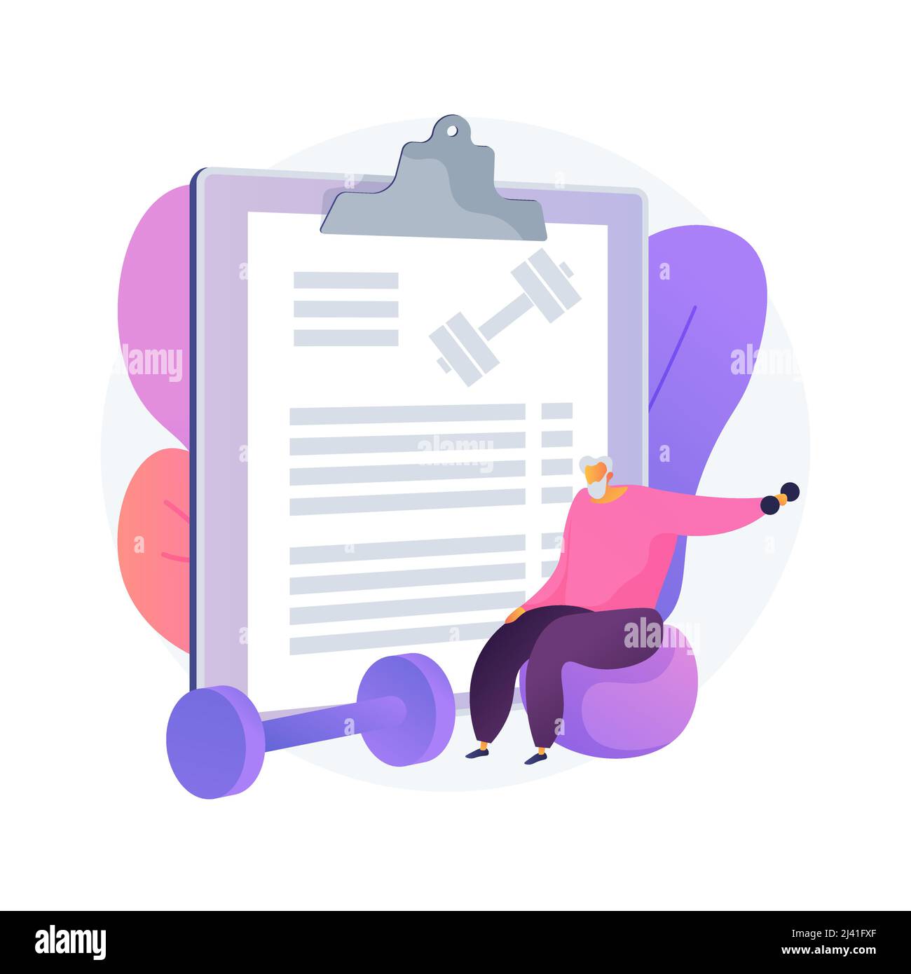 Hiking for seniors Stock Vector Images - Alamy