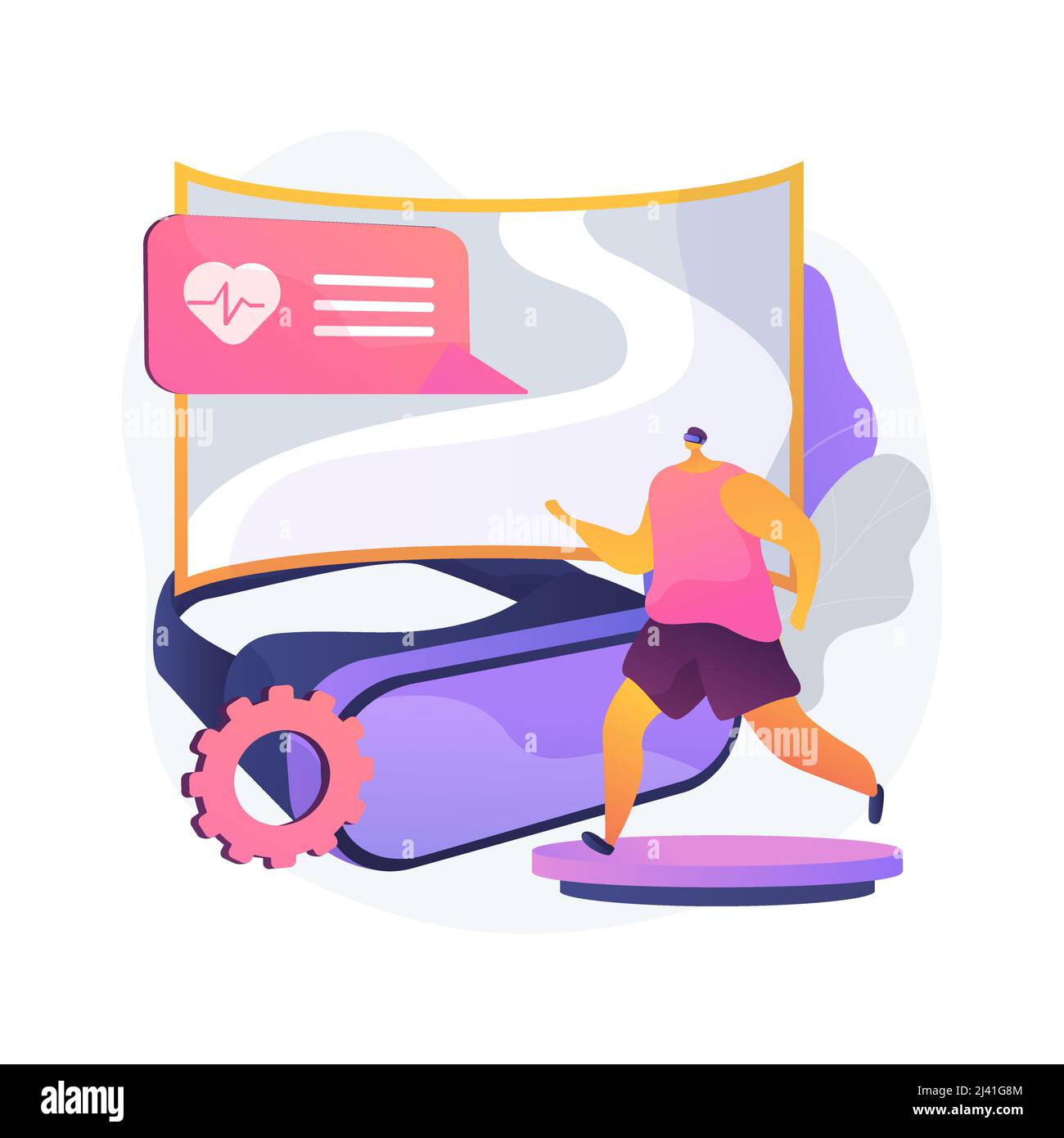 Gym experience Stock Vector Images - Alamy