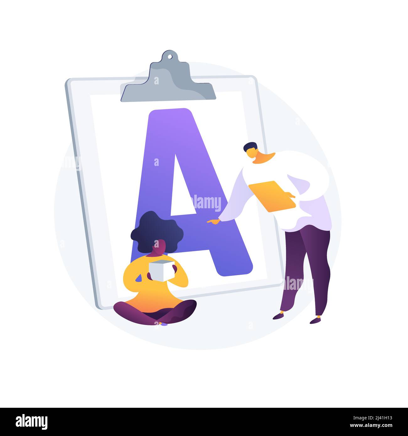 Developmental Screening abstract concept vector illustration. Child ...
