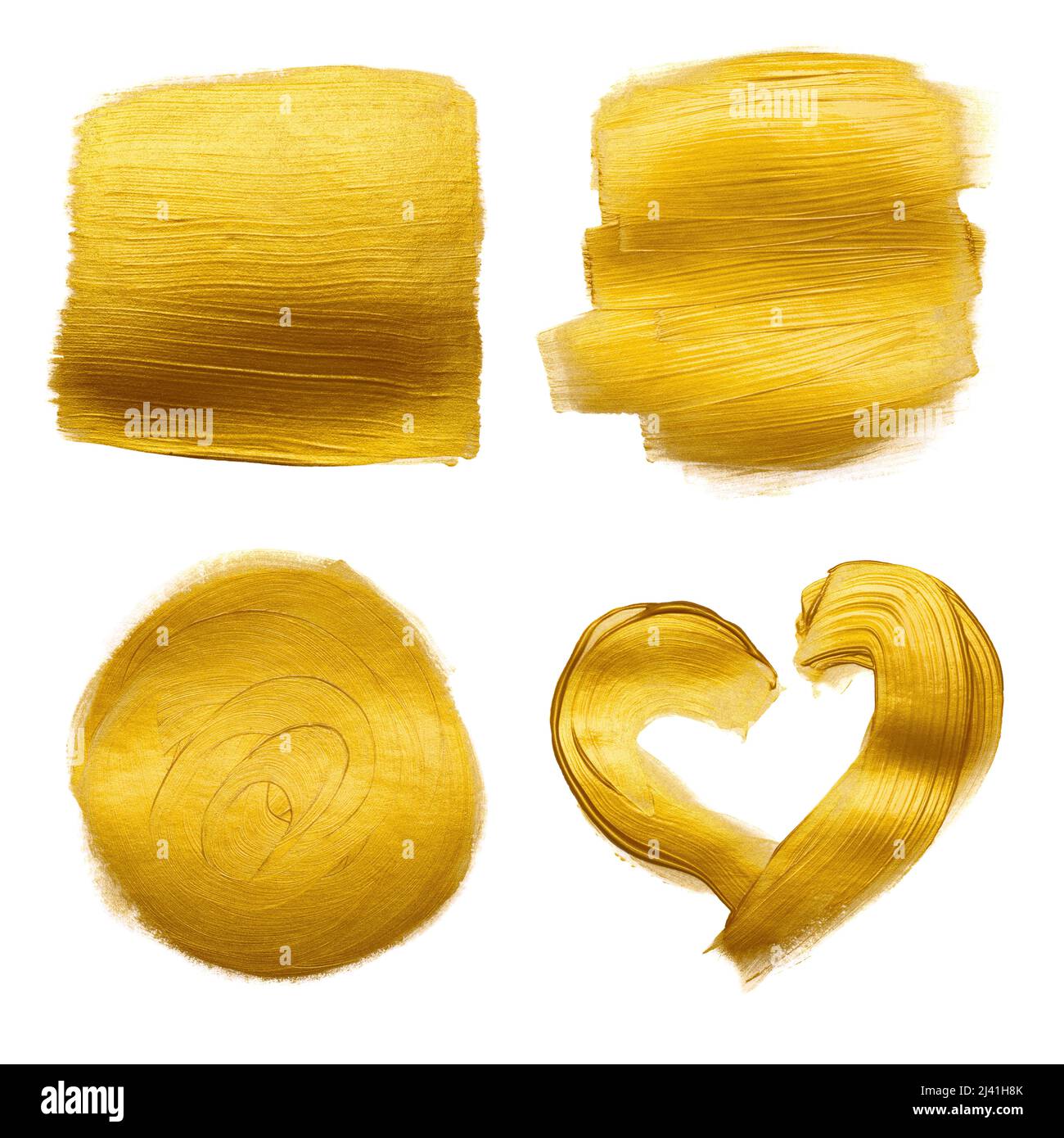 Gold paint circle Cut Out Stock Images & Pictures - Alamy