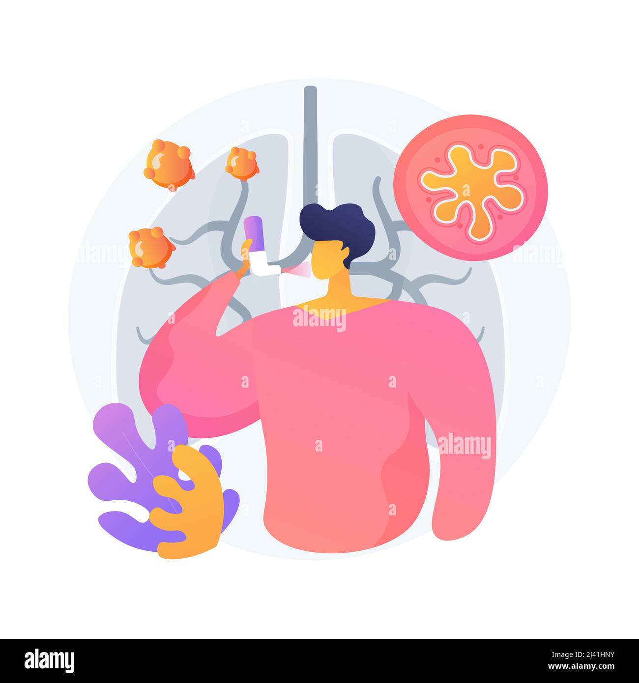 Anaphylaxis abstract concept vector illustration. Severe allergic reaction help, anaphylaxis ...