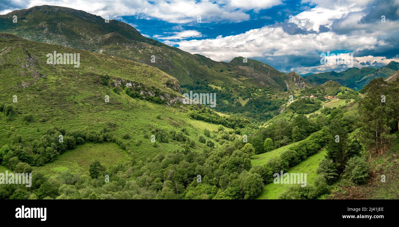Protected Landscape of Sierra de Cuera, Asturias, Spain, Europe Stock ...