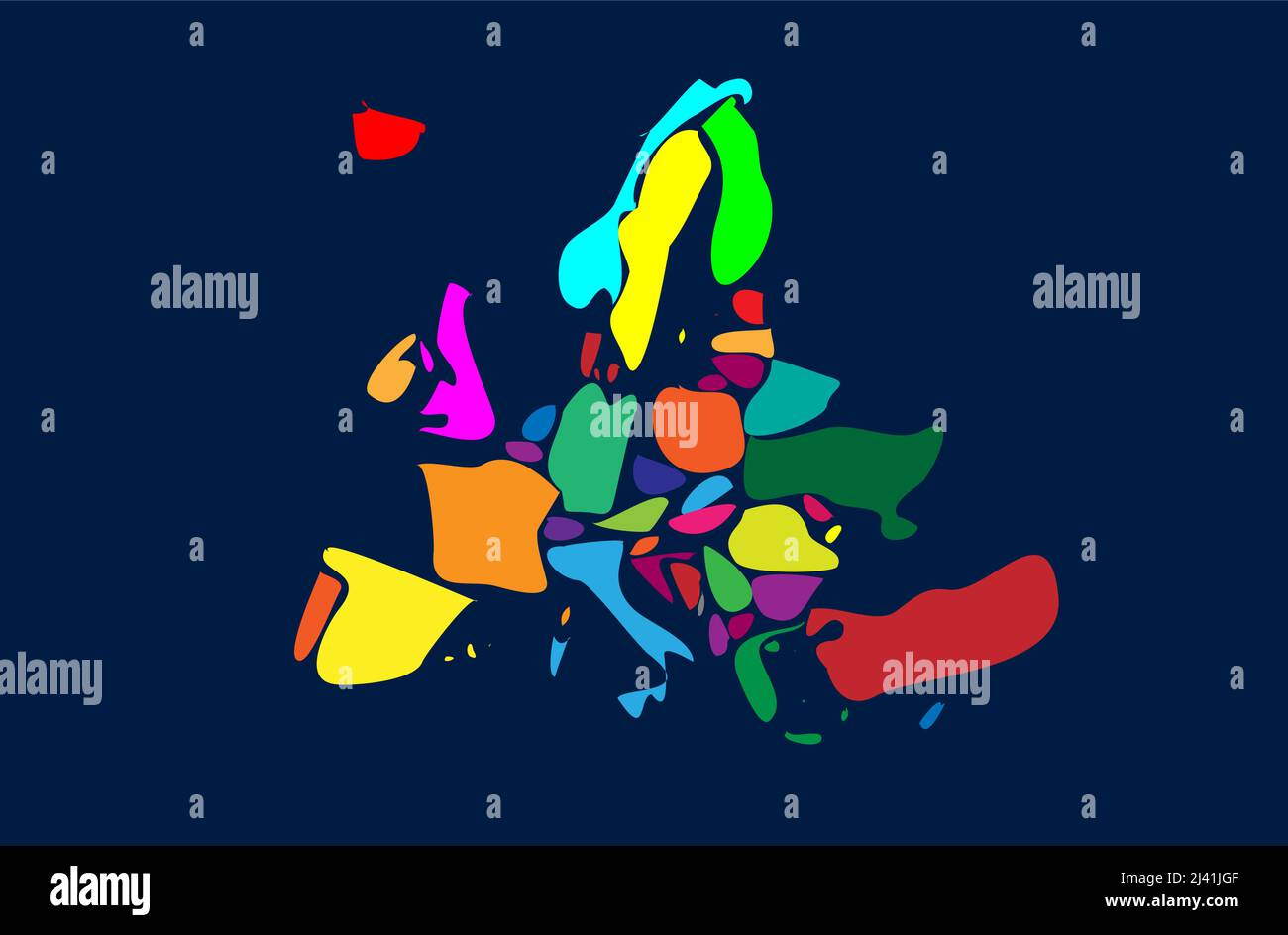 Europe map illustration, no vector hi-res stock photography and images ...