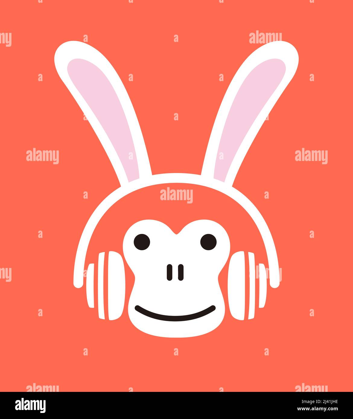 Monkey wearing Stock Vector Images - Alamy