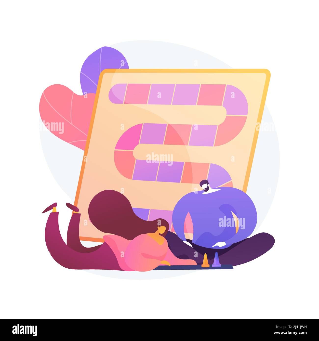 Board games abstract concept vector illustration. Tabletop activities ...