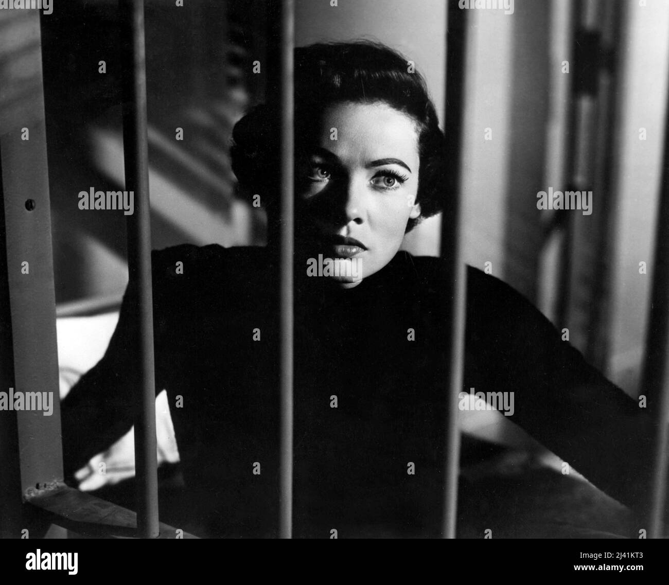 GENE TIERNEY in WHIRLPOOL (1950), directed by OTTO PREMINGER. Credit ...