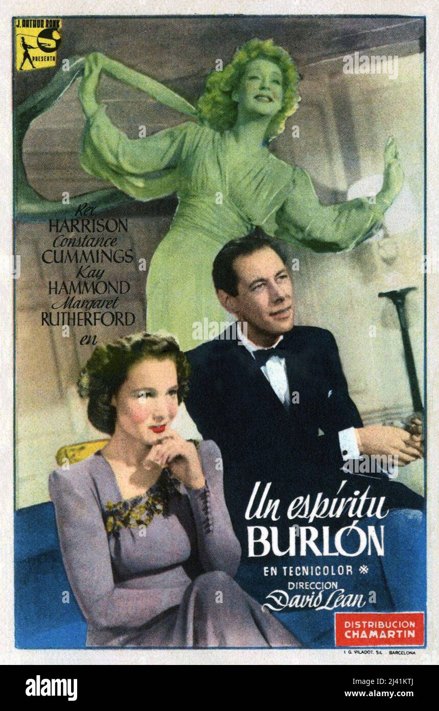 REX HARRISON in BLITHE SPIRIT (1945), directed by DAVID LEAN. Credit: TWO CITIES/CINEGUILD ...