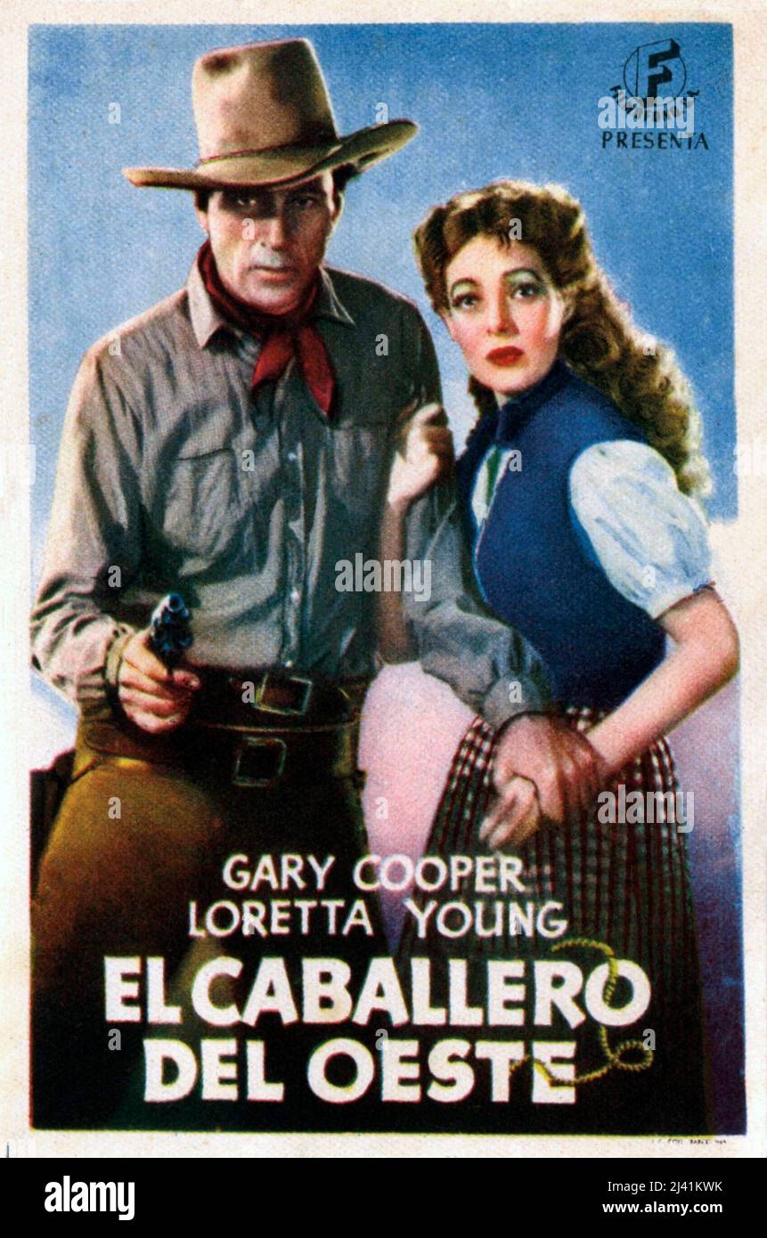 LORETTA YOUNG and GARY COOPER in ALONG CAME JONES (1945), directed by ...