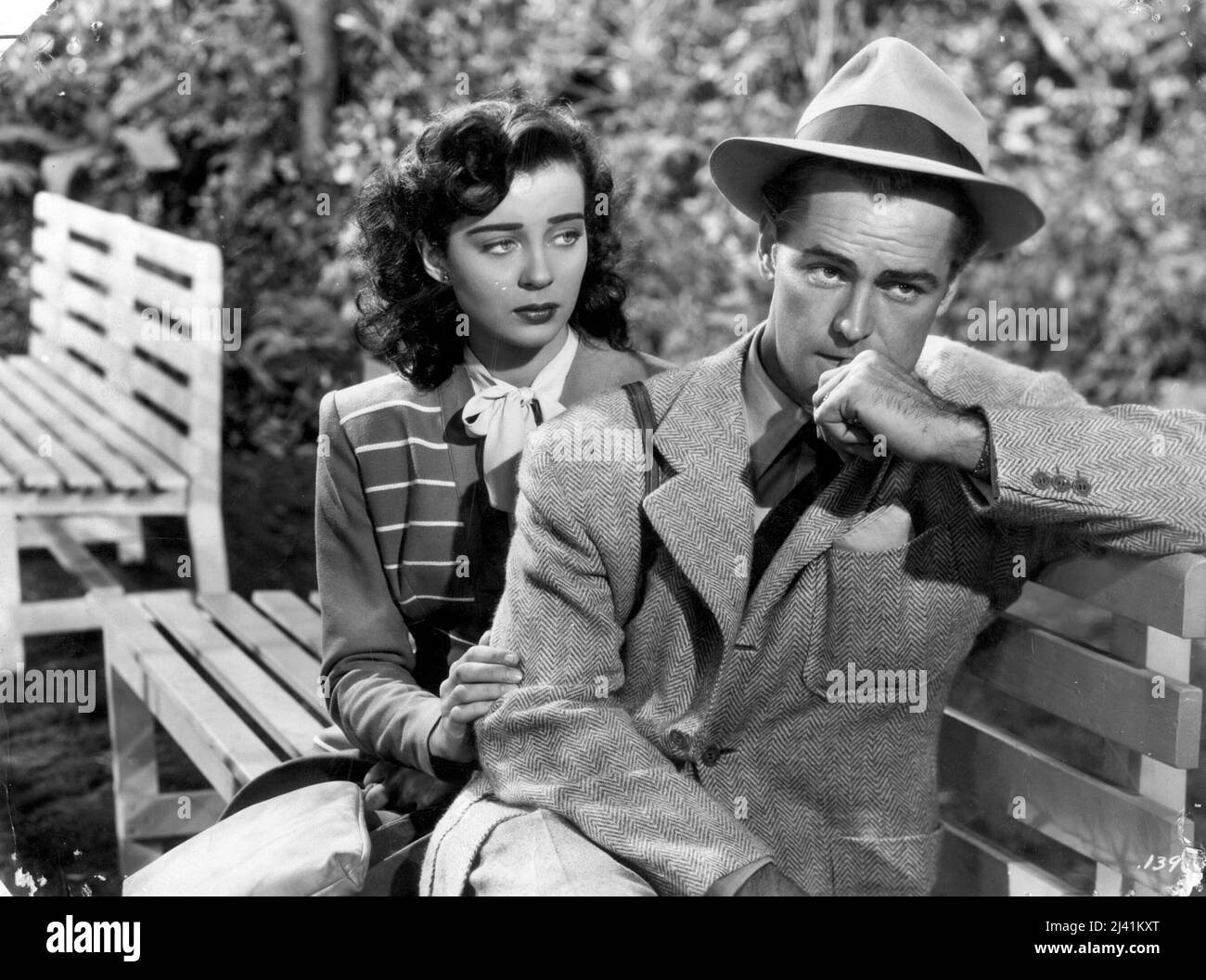 GAIL RUSSELL and ALAN LADD in SALTY O'ROURKE (1945), directed by RAOUL ...