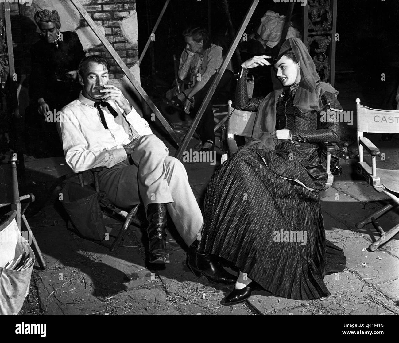 GARY COOPER and INGRID BERGMAN in SARATOGA TRUNK (1945), directed by ...