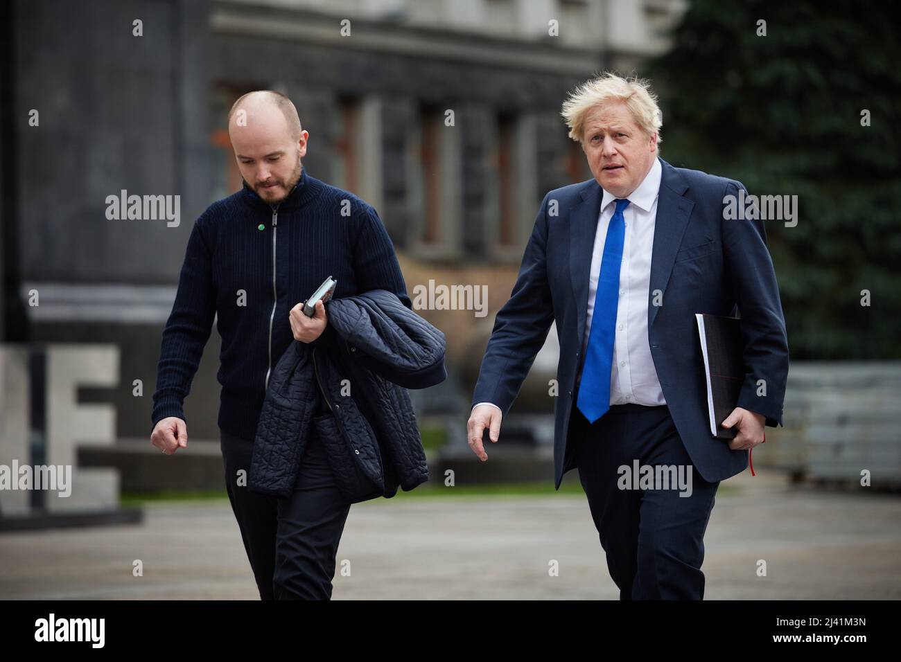 KYIV, UKRAINE - 09 April 2022 - British Prime Minister Boris Johnson ...