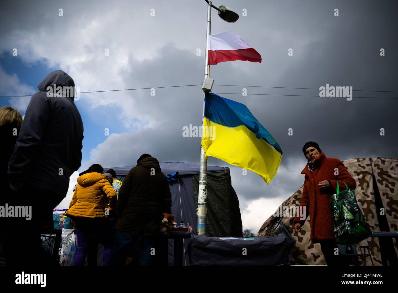 Medyka border crossing hi-res stock photography and images - Alamy