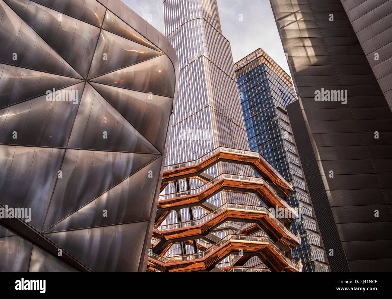 Architecture in Hudson Yards in Manhattan New York City, USA Stock ...