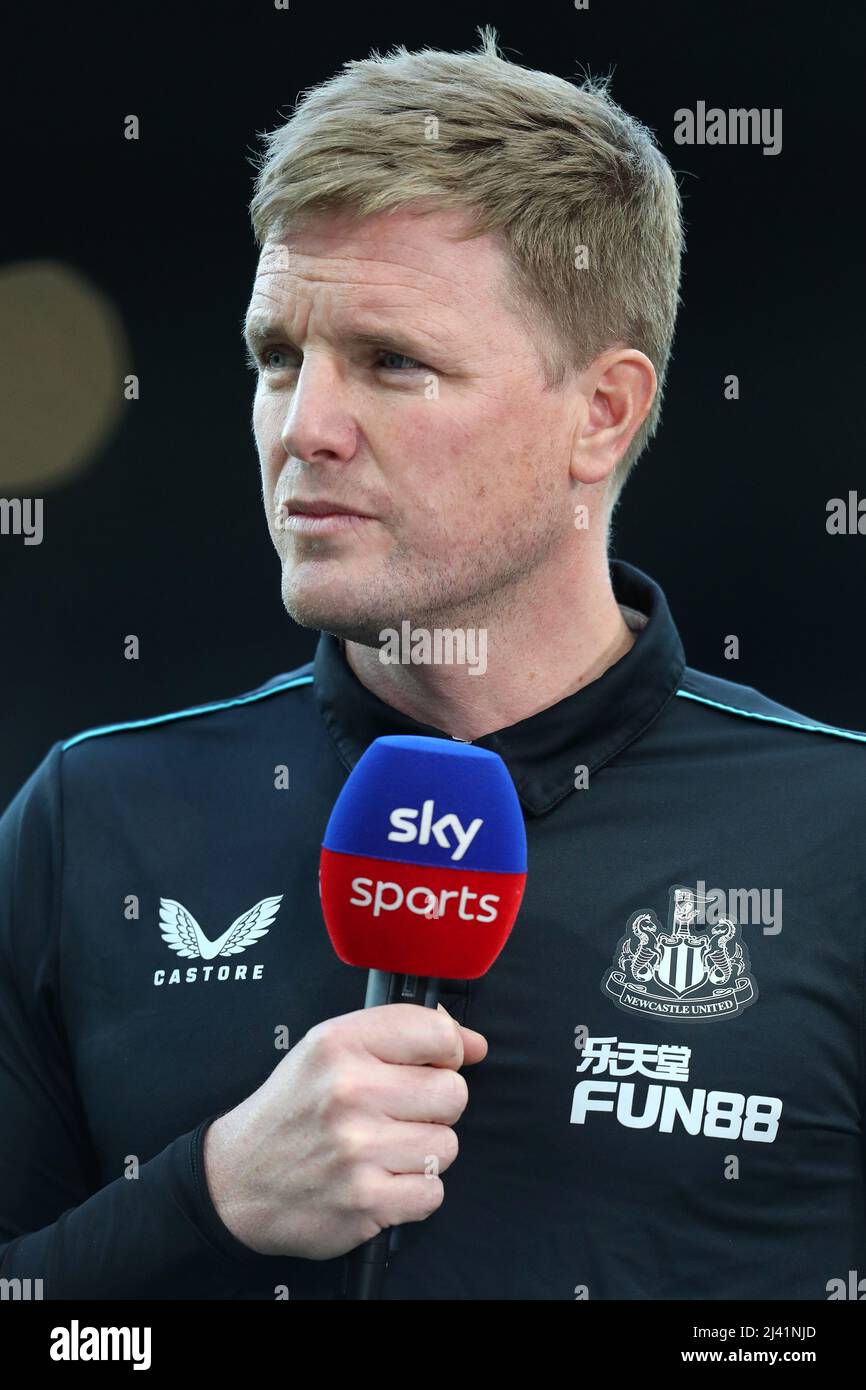 EDDIE HOWE, NEWCASTLE UNITED FC MANAGER, 2022 Stock Photo - Alamy