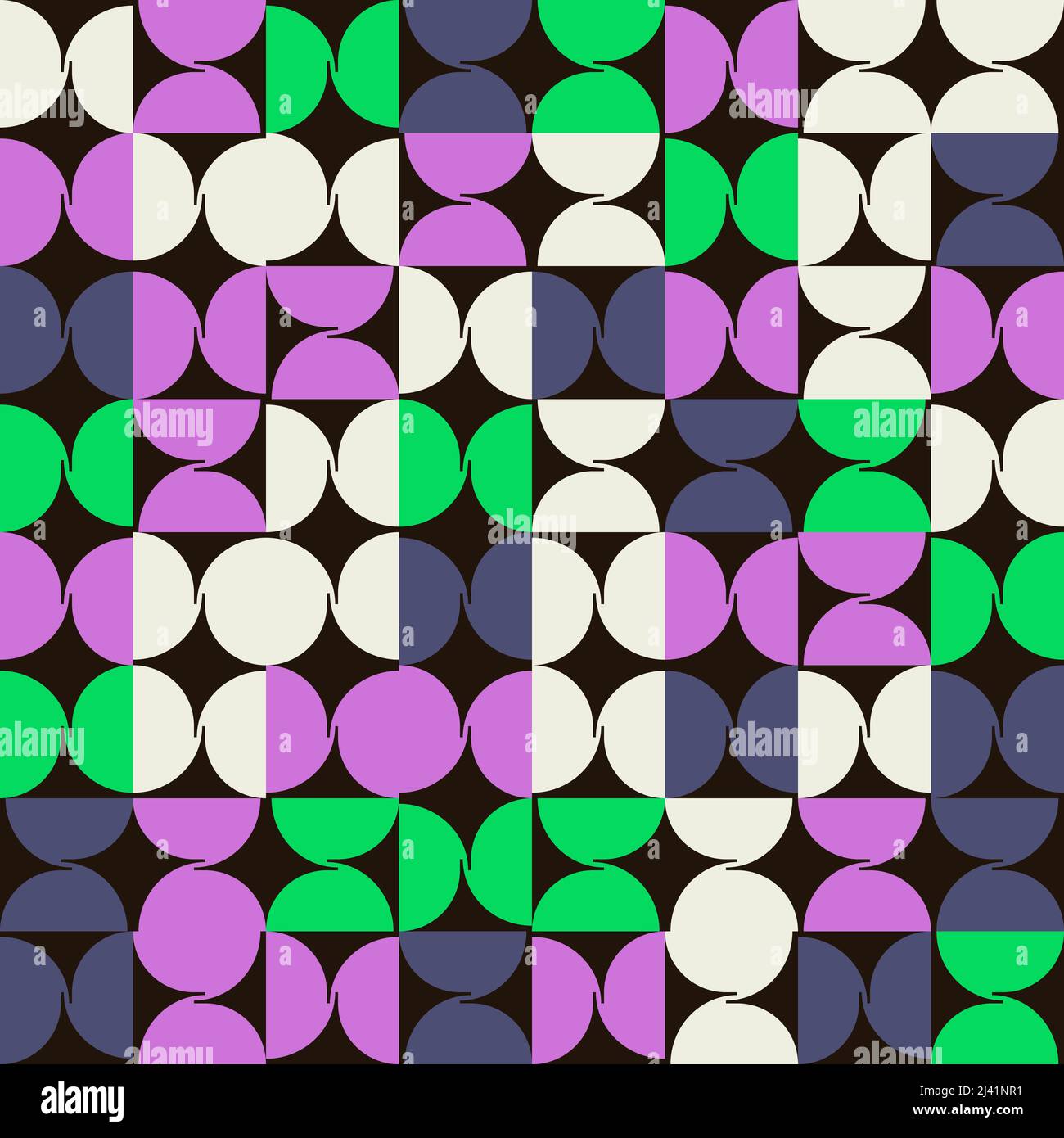 Seamless abstract vector pattern artwork made with repetitive geometry ...