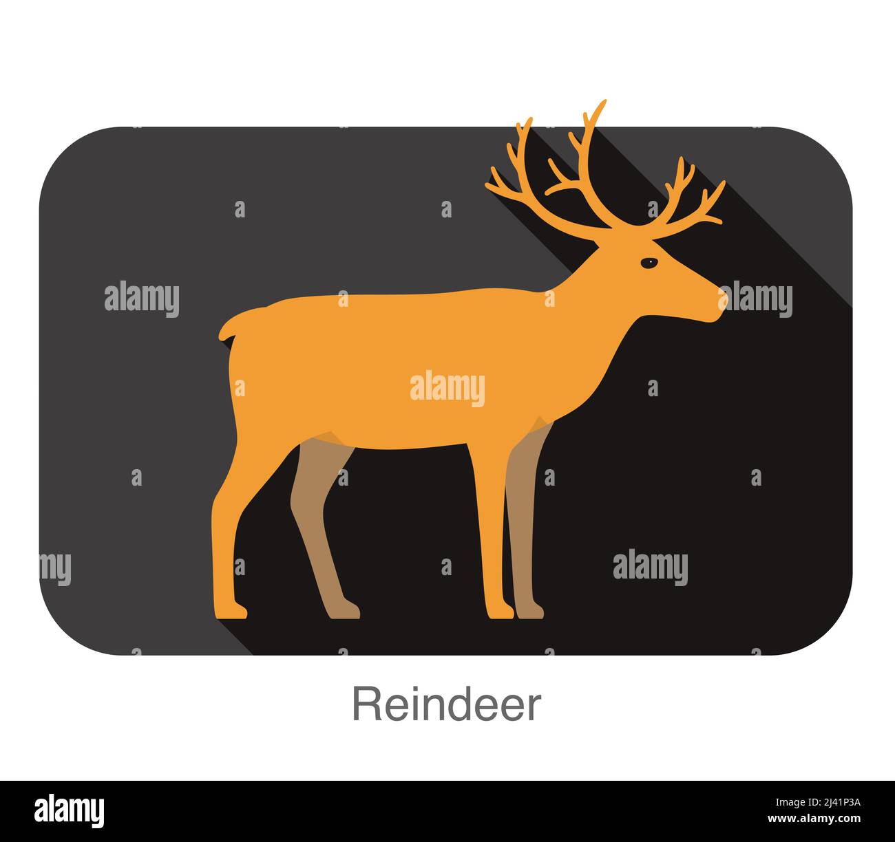 Reindeer side profile hi-res stock photography and images - Alamy