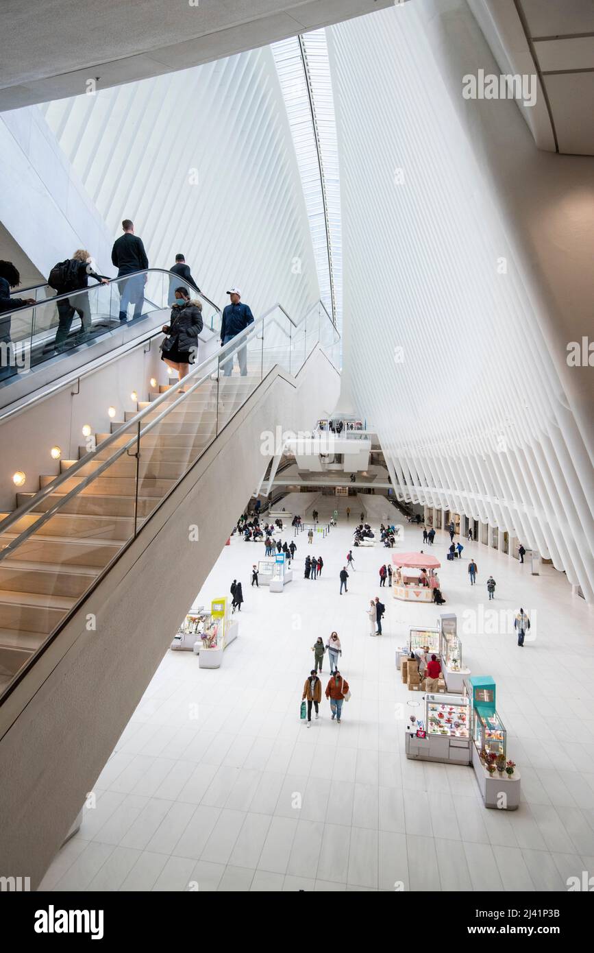 Inside the new World Trade Center Transportation Hub in Manhattan New ...